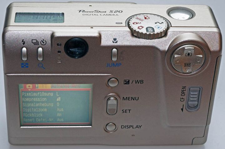 Canon PowerShot S20 IXUS V2 - Digitalkamera-Museum